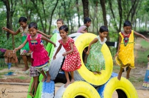 Playgrounds For Children From Scrap Tyres, 5 IIT Students Came up With ...