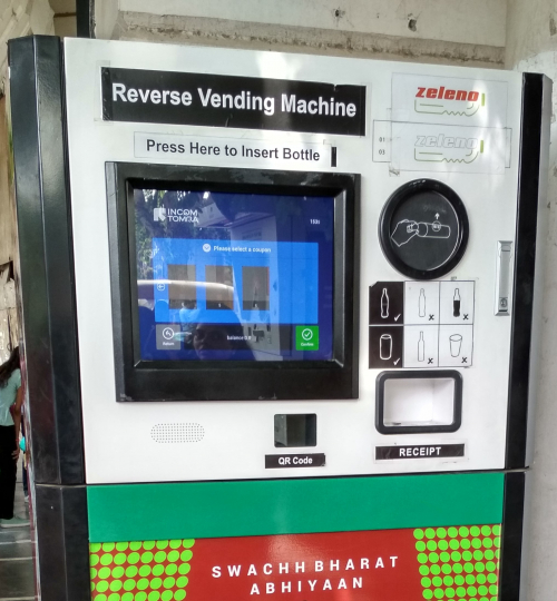 I Discovered A Reverse Vending Machine To Deposit A Plastic Bottle For ...