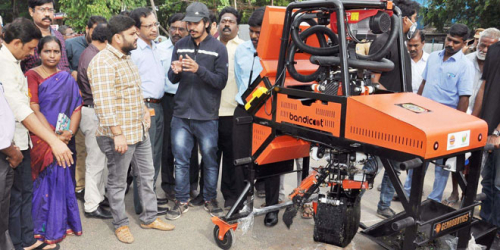 Bid Adieu To Manual Scavengers And Meet Bandicoot, A Robot That Will ...