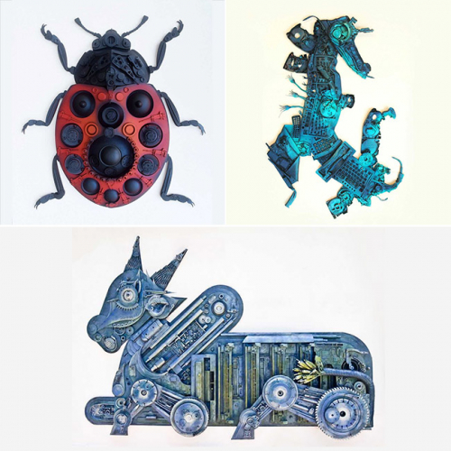 Eco-Friendly Art: This Mumbai Based Artist Converts Junk Electronics ...