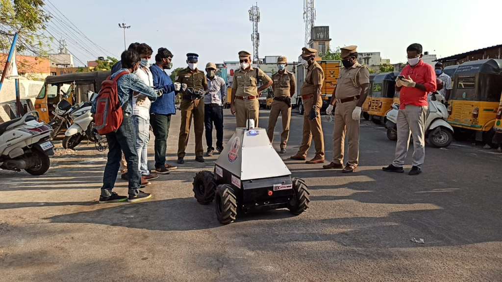 Chennai Police Gets A Prototype Of A ’Robot Cop’ That Can Help Fight ...