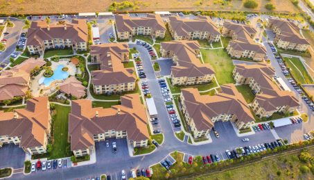 aerial view of apartment complex in suburban Austin Texas | NDTV Design ...